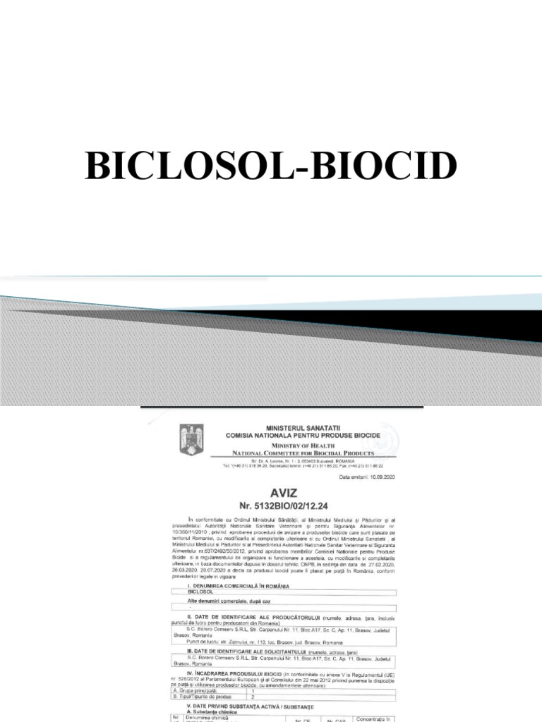 Biclosol Biocid | PDF