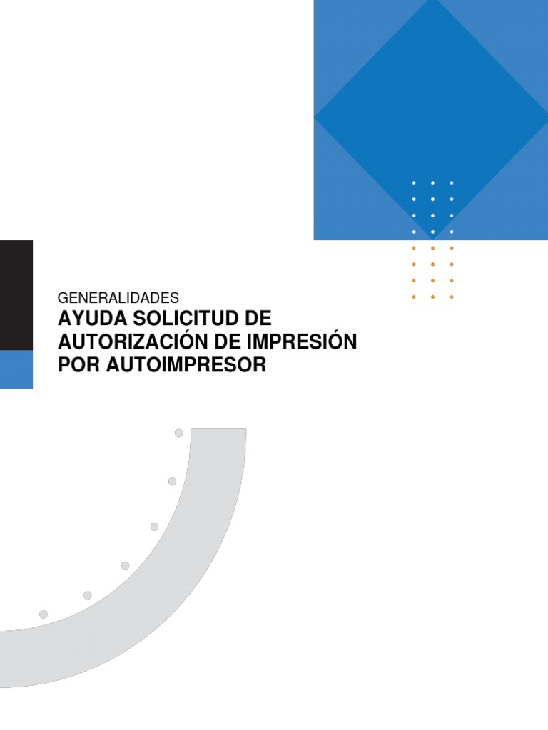 Solicitud de Autorización de Impresión Por Autoimpresor SAR 927 | PDF