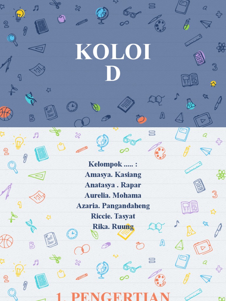 Pengertian dan Sifat Koloid | PDF | Sains & Matematika