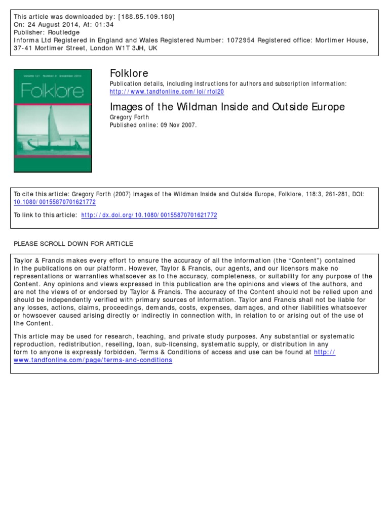 Images of Wildman | PDF | Bigfoot | Yeti