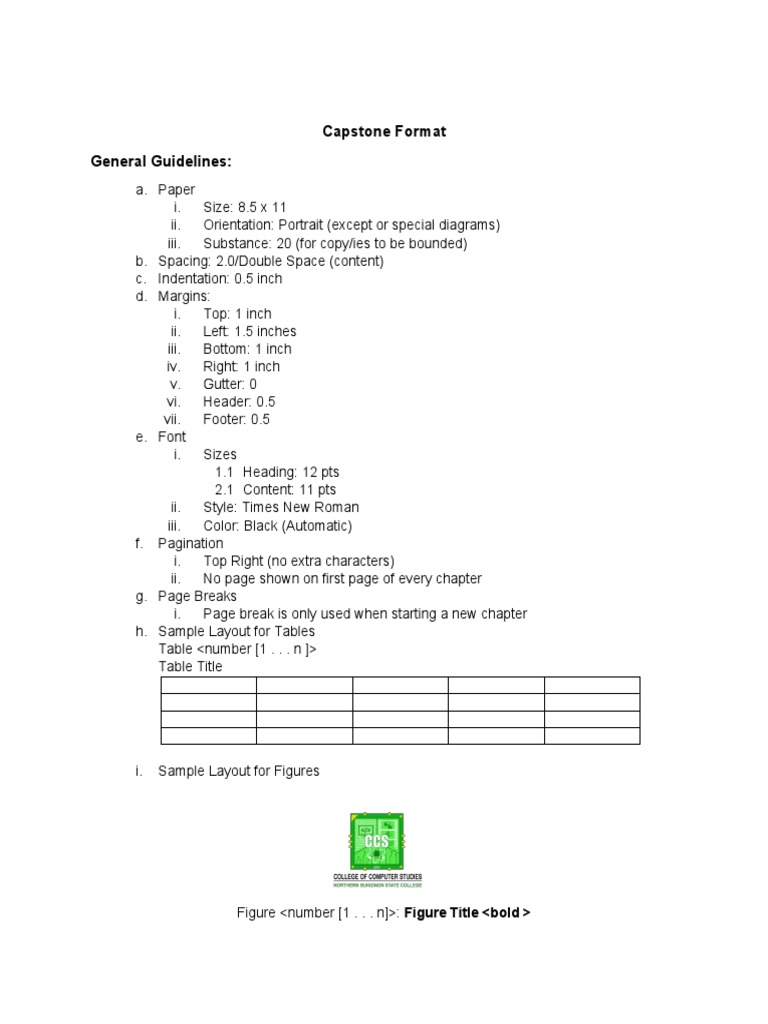 Capstone Format and Guide | PDF | System | Use Case