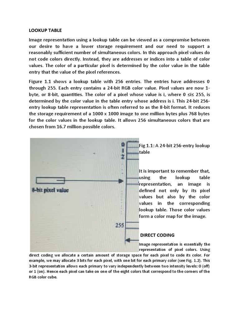 Direct Coding | PDF | Pixel | Image Resolution