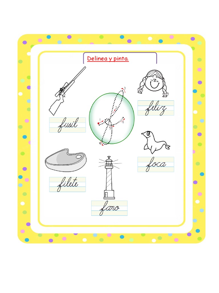 Actividades Con La Letra F para Ninos de 5 Años | PDF | Hogar ...