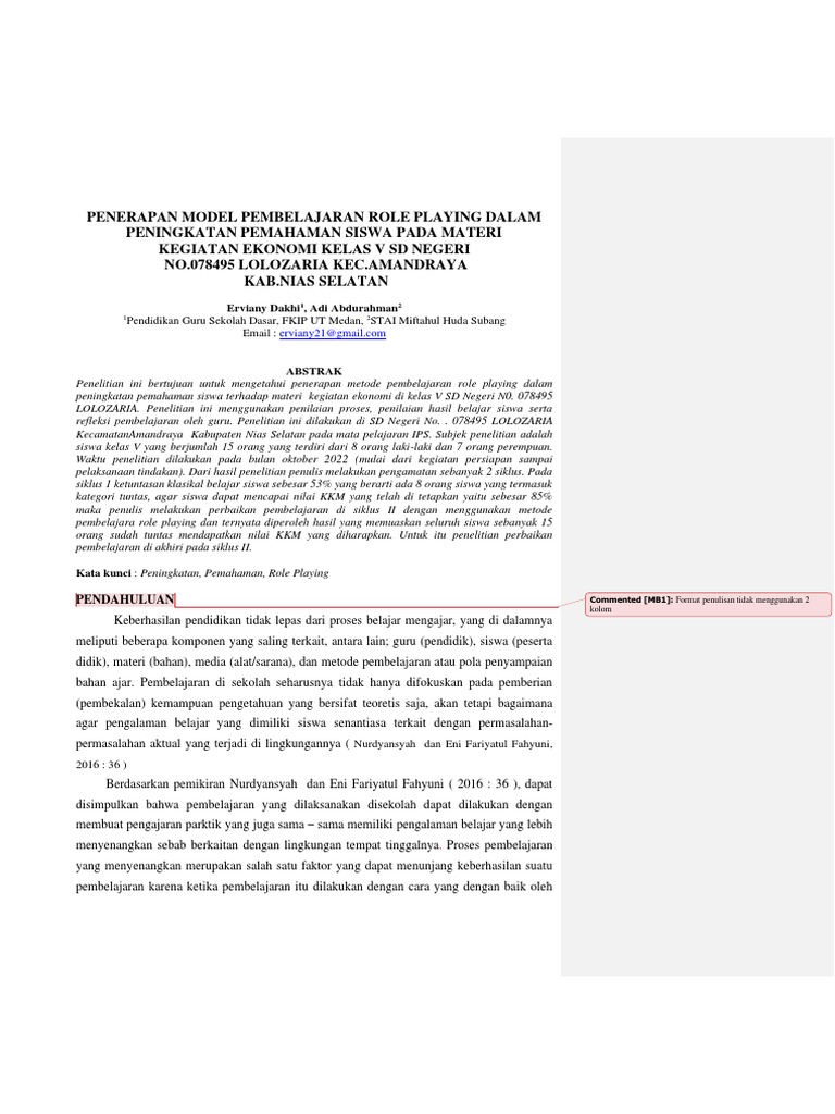 Contoh Karya Ilmiah Pdf