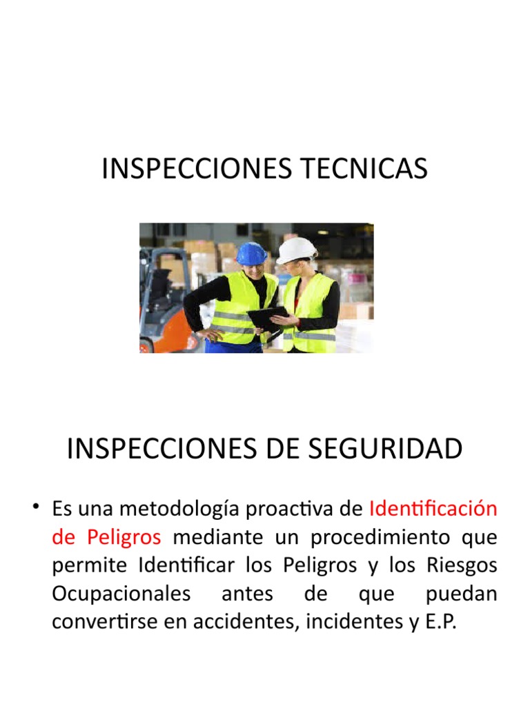 Inspecciones Tecnicas - Diagnostico de Seguridad | PDF | Tecnología