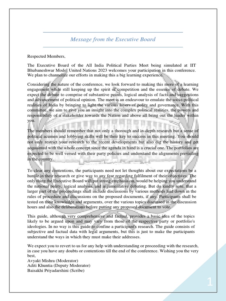 AIPPM Background Guide (1) | PDF