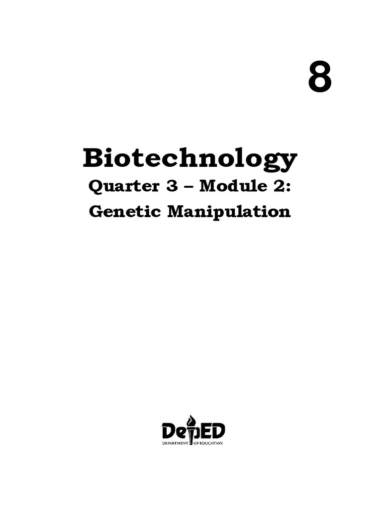 Q3 Module 2 Biotech | PDF | Science & Mathematics
