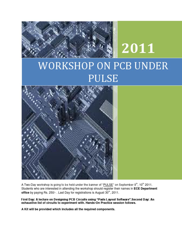 PCB Workshop Registration Details | PDF | Technology & Engineering