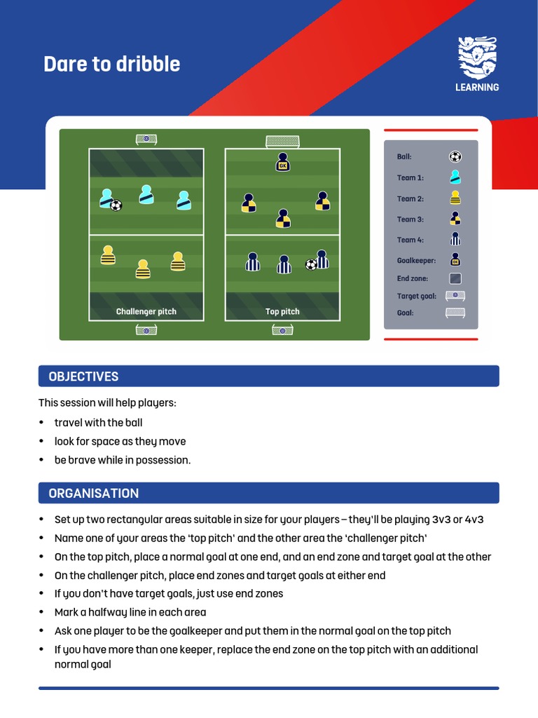 Dare To Dribble - Session Plan | PDF
