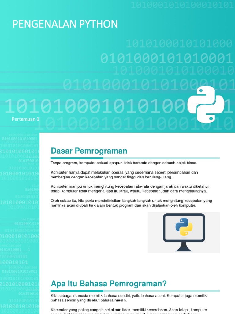 Ilc-Modul-1-Python Programming | PDF | Teknologi & Rekayasa