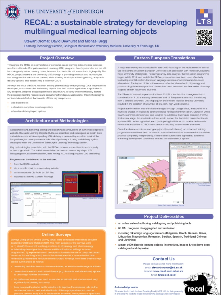 Multilingual Medical Learning Objects | PDF | Educational Technology ...