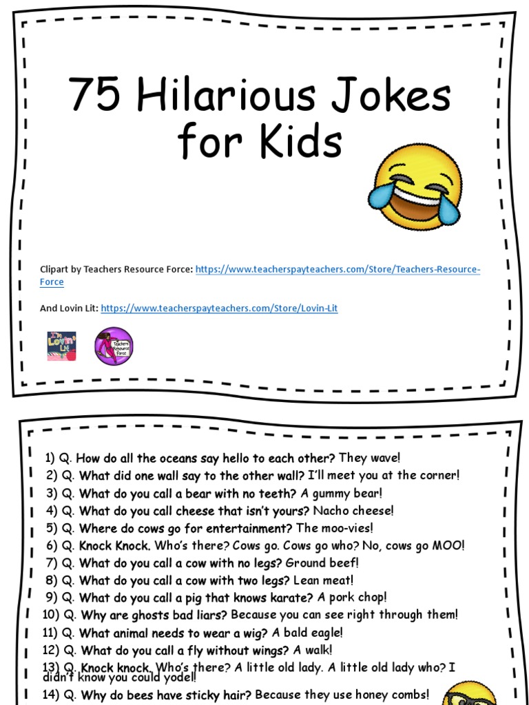 Jokes for Kids: Laugh Out Loud! | PDF