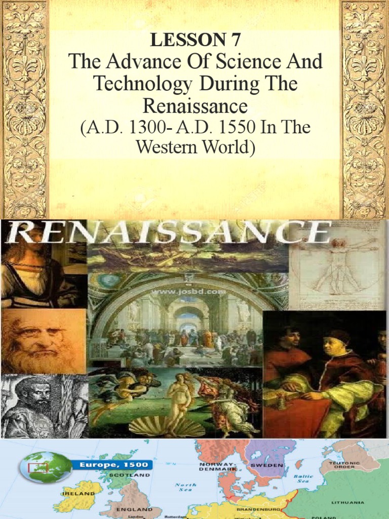 The Advance of Science and Technology During The Renaissance | PDF