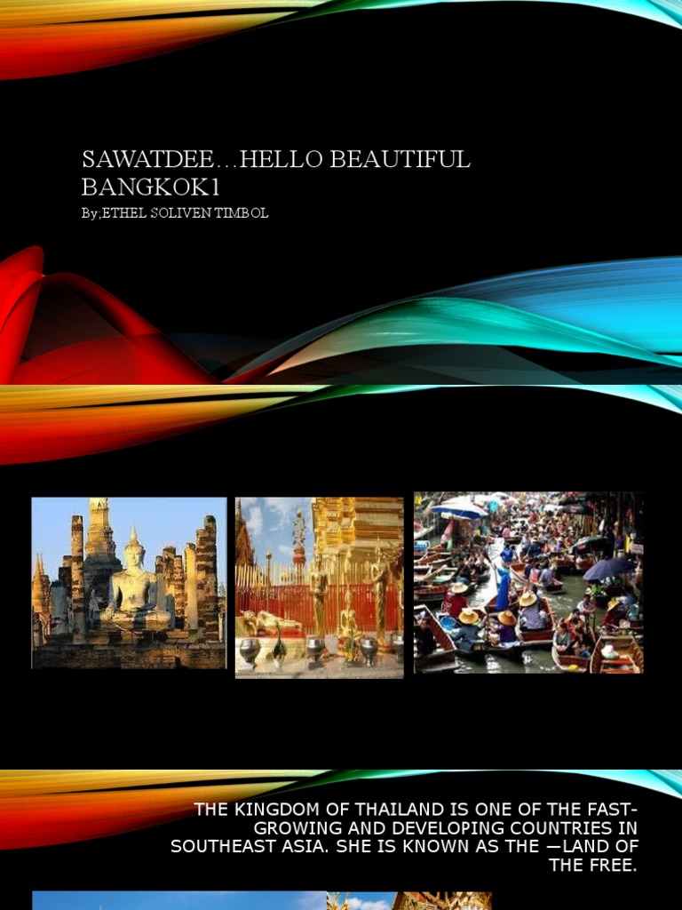 Sawatdee Hello Beautiful Bangkok | PDF | Asia | Southeast Asia