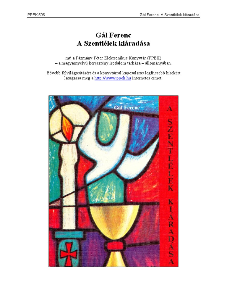 Gal Ferenc A Szentlelek Kiaradasa 1 | PDF