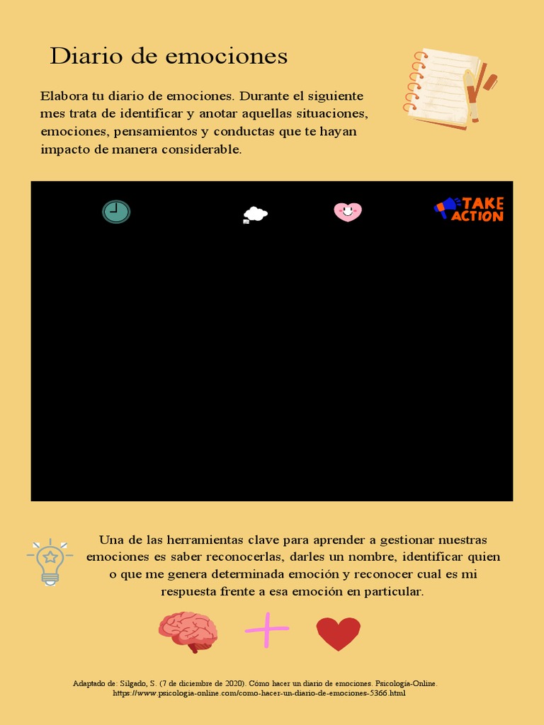 Diario de emociones: guía práctica | PDF