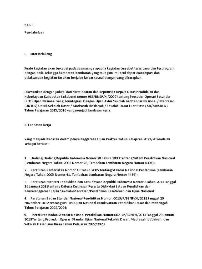 Proposal Ujian Praktek | PDF