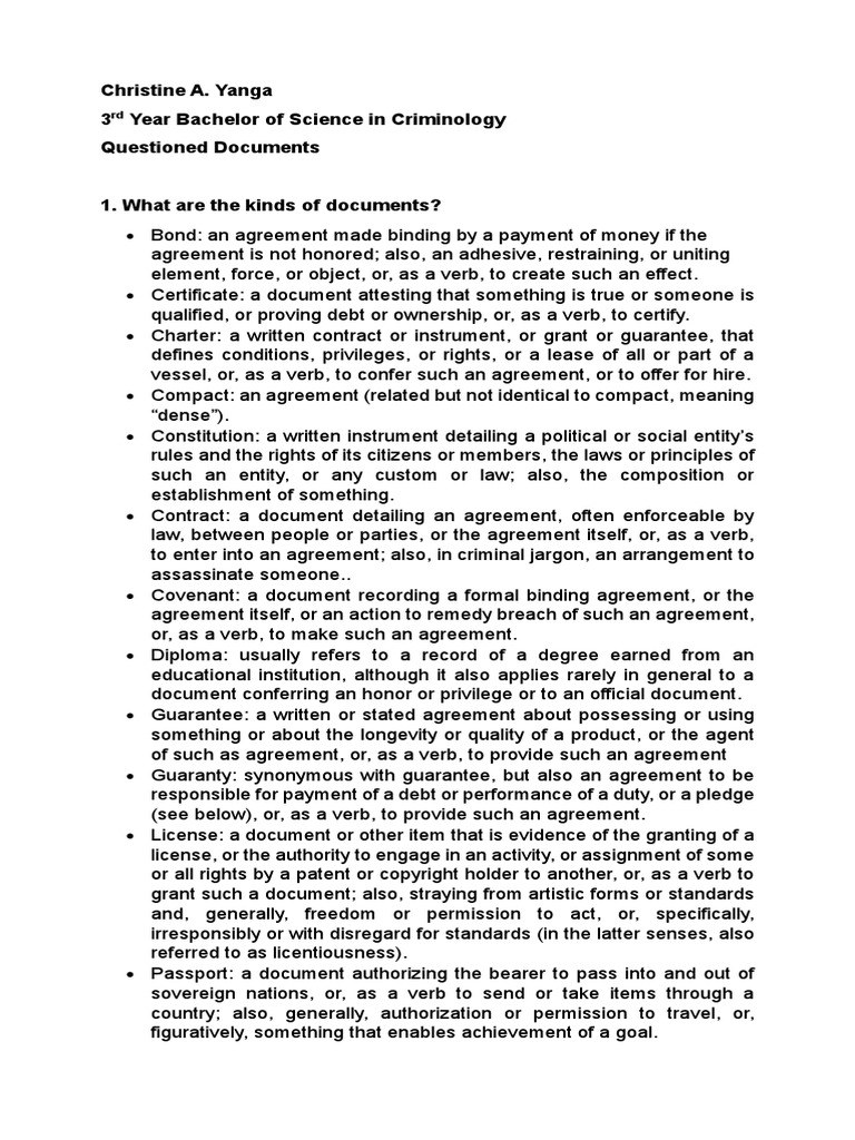 YANGA Question Documents Activity 3 | PDF | Guarantee | License