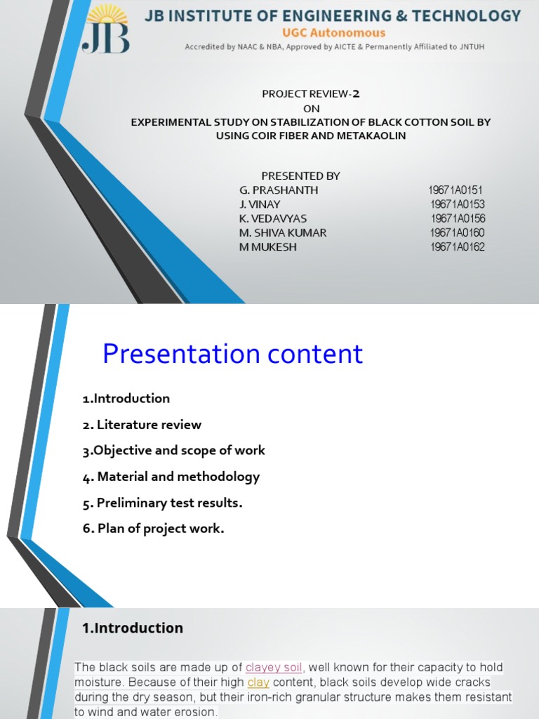 Project PPT | PDF | Sodium Hydroxide | Soil