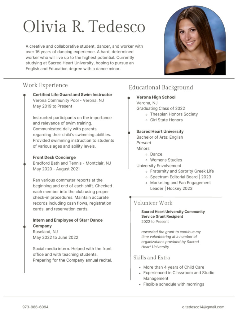 Beige and Brown Monotone Digital Marketing Resume | PDF