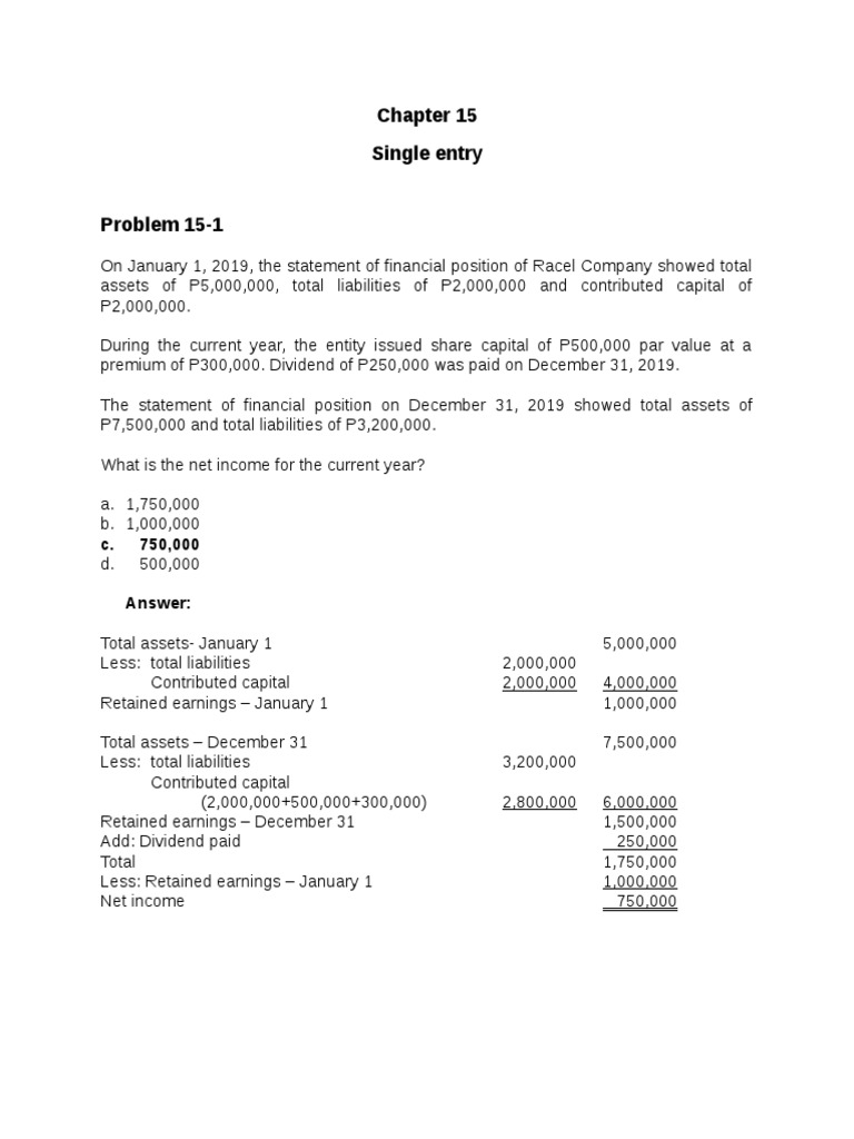 Chapter 15 PDF | Download Free PDF | Expense | Retained Earnings