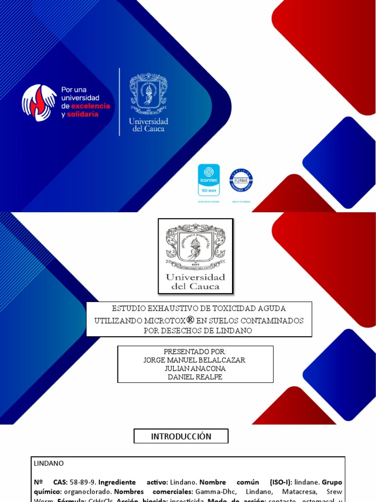 Presentacion Articulo Trabajo Final Quimica Ambiental | PDF