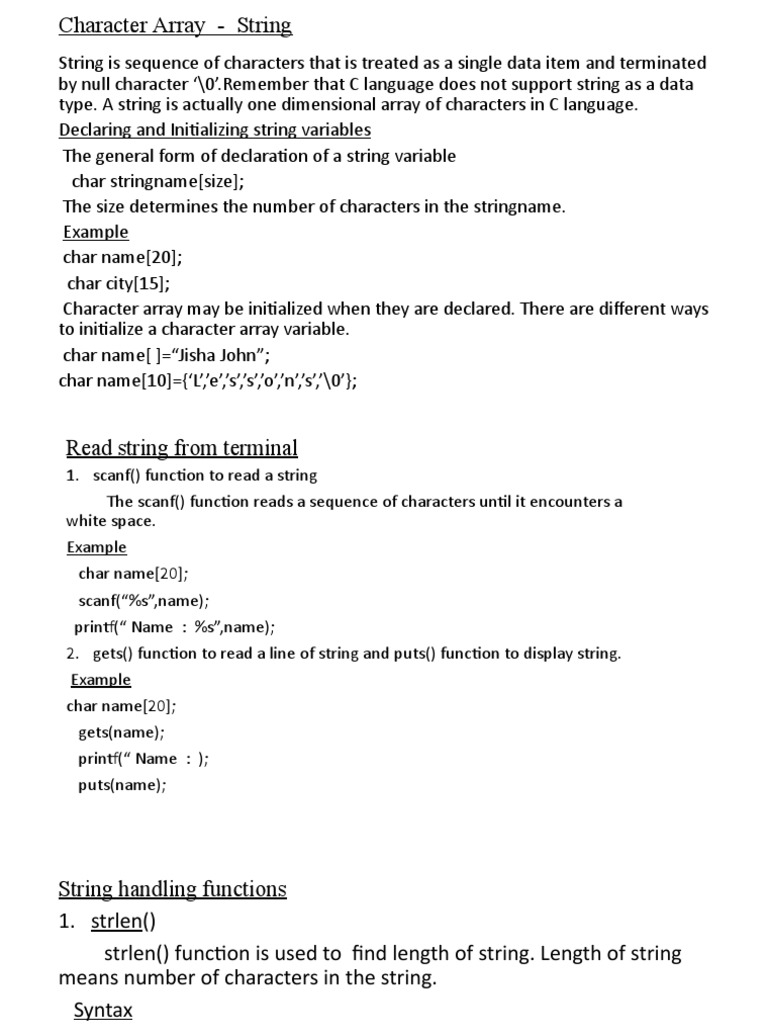 Untitled | PDF | String (Computer Science) | C (Programming Language)