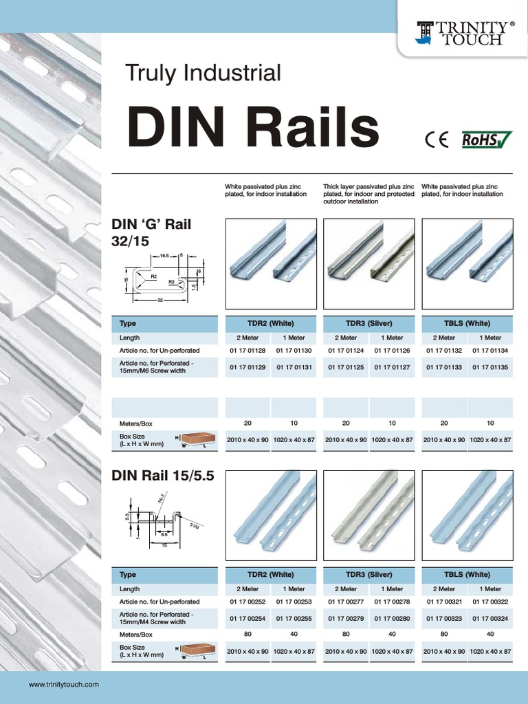DIN - Rails EN60715-2 | PDF
