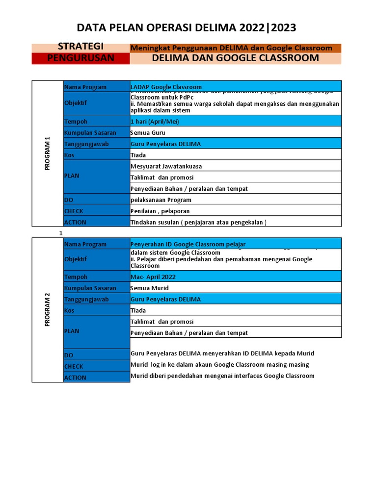 Takwim Delima SKKJ | PDF