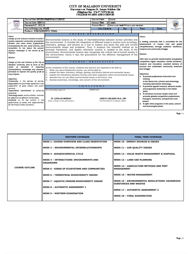 Understanding Environmental Interrelationships: An Overview of an ...