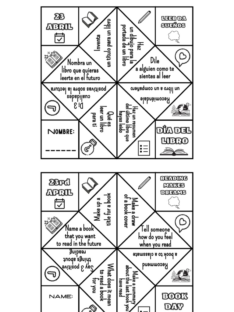 Comecocos Día Del Libro | PDF