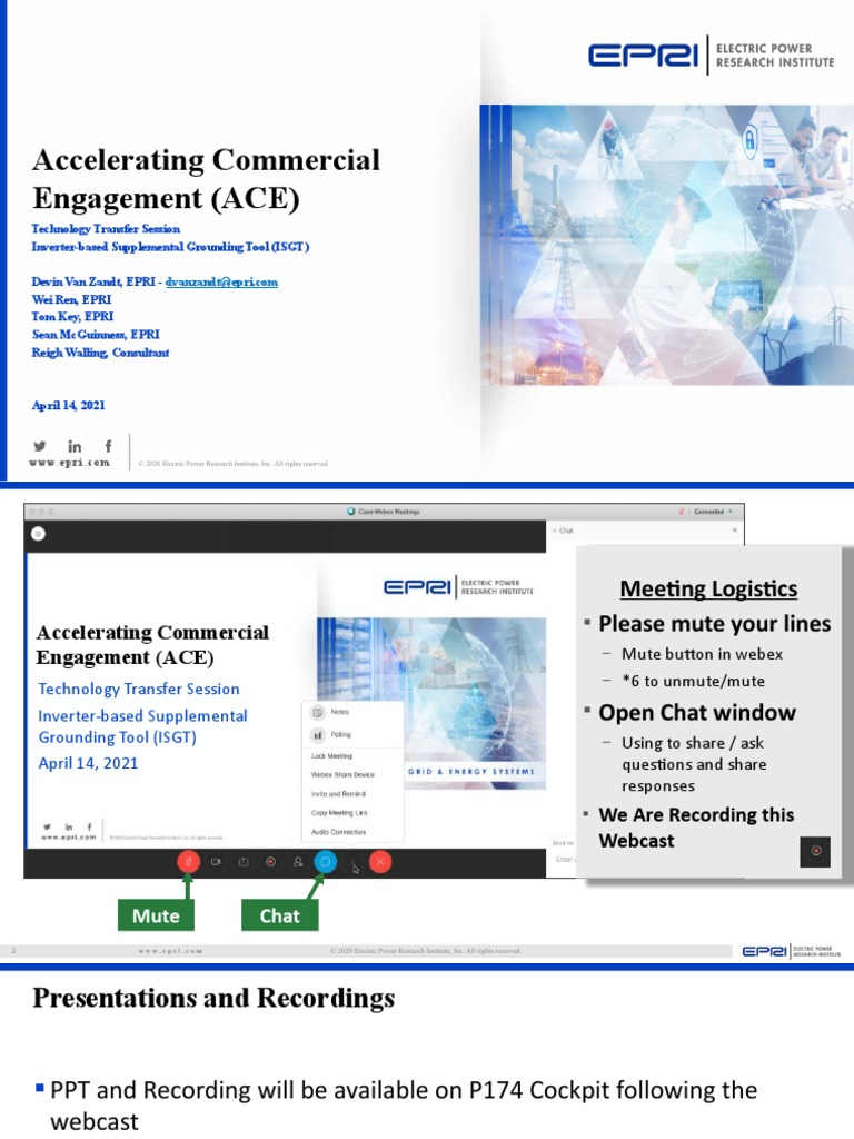 EPRI Accelerating Commercial Engagement (ACE) | PDF | Power Inverter ...