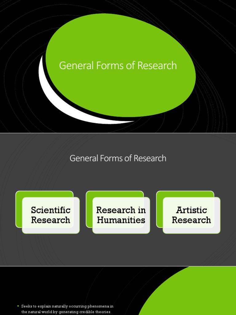 General Forms of Research | PDF | Qualitative Research | Hypothesis