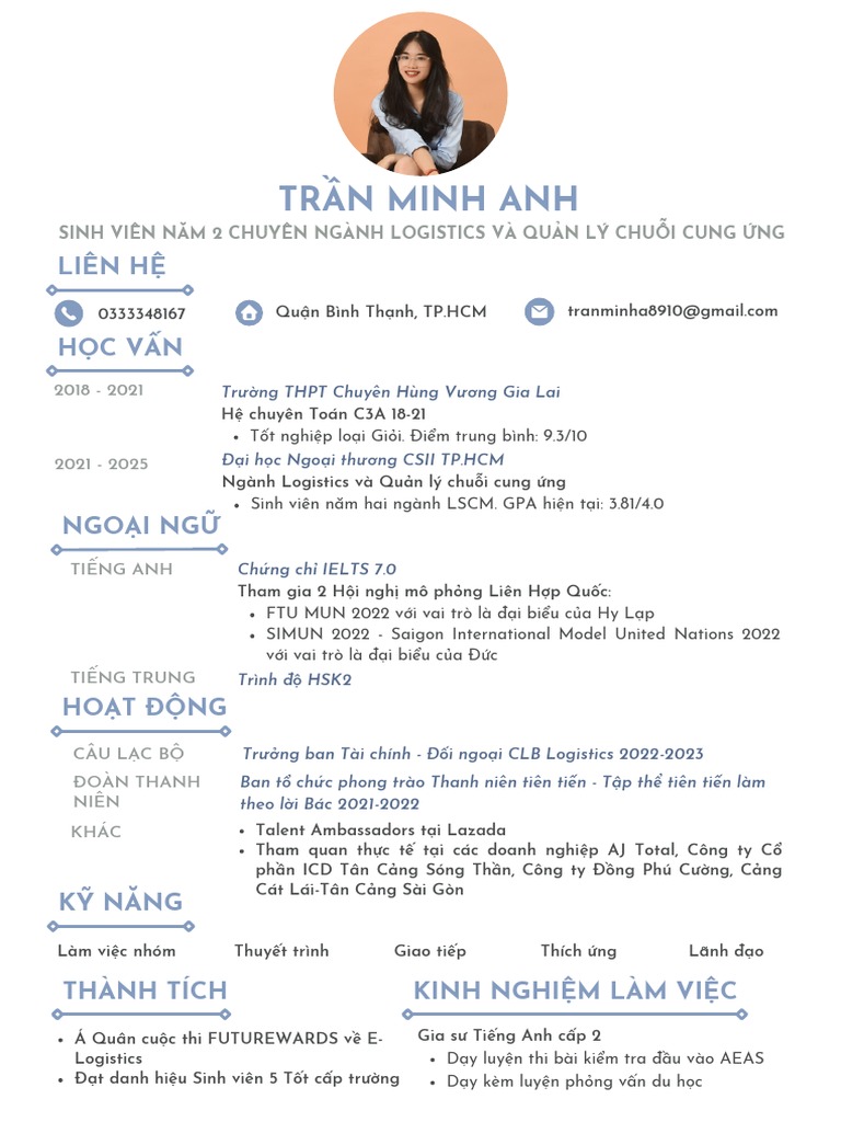 Trần Minh Anh | PDF