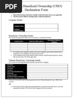 Beneficial Ownership Declaration Form - Bo1 Nganja Investments CC | PDF ...