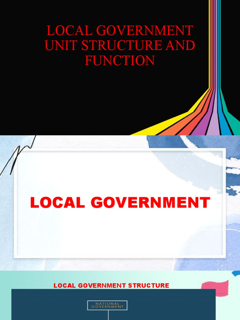 Philippine Local Government Guide | PDF | Government | Governance
