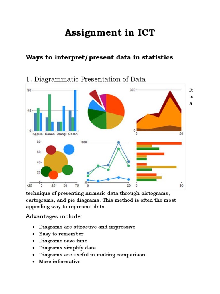 Ways To Present Data in Statistics | PDF | Pie Chart | Infographics Ways To Present Data in Statistics | PDF | Pie Chart | Infographics