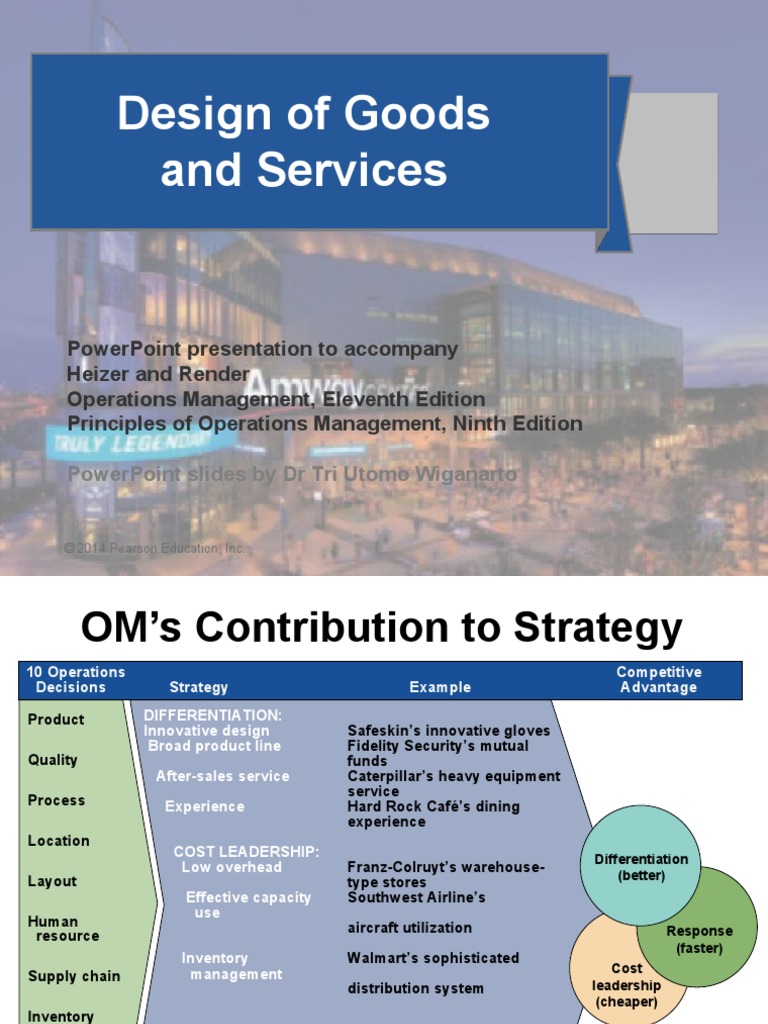 Sesi#1 - Design of Goods & Services | PDF | Operations Management | Gap ...