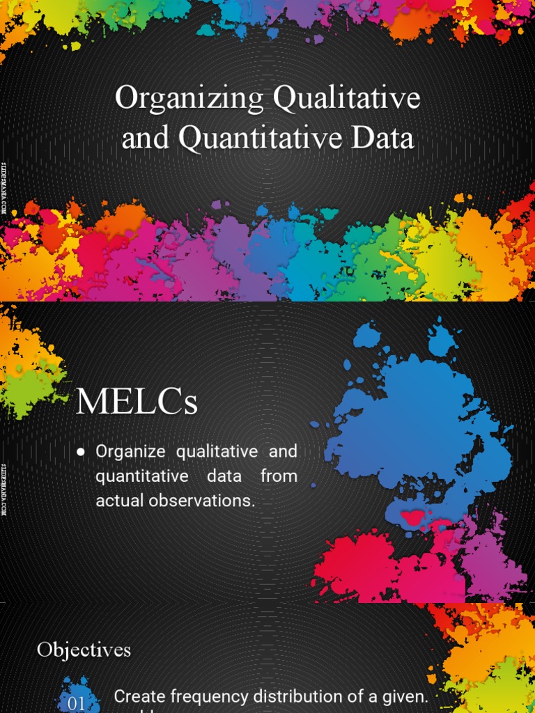 Organizing Qualitative & Quantitative Data | PDF | Statistics ...