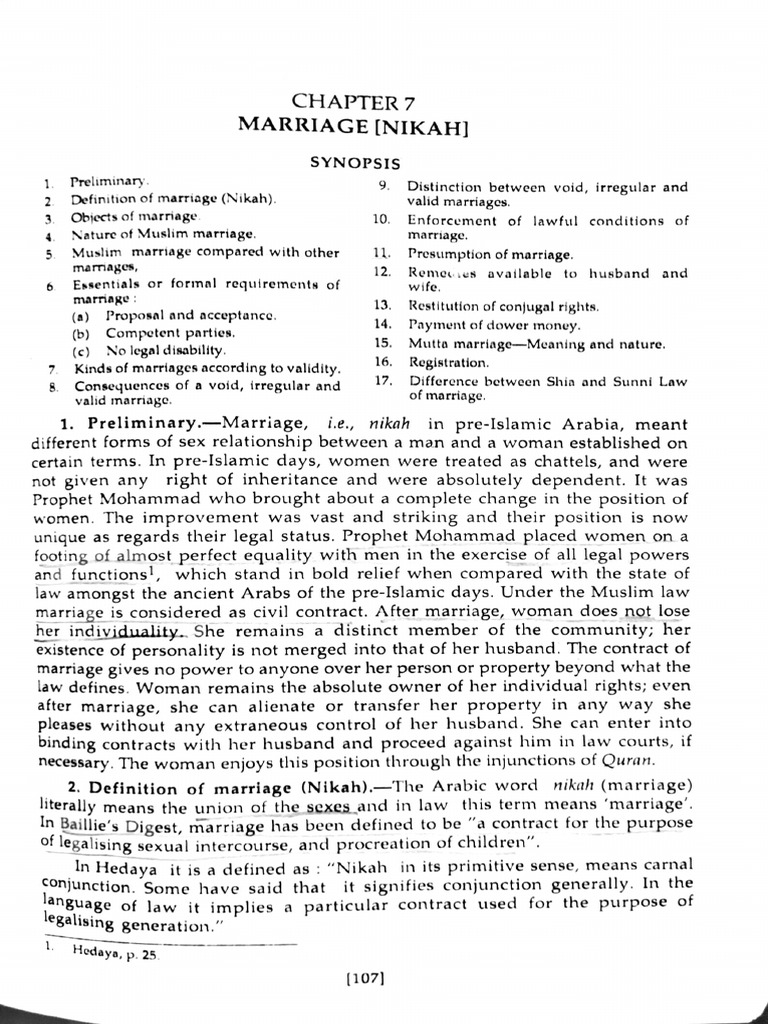 Muslim Marriage | PDF