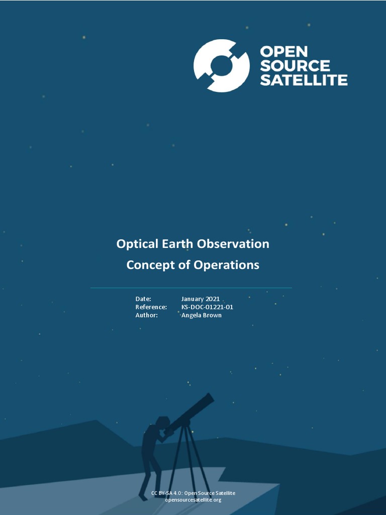 KS-DOC-01221-01 OSSAT Optical Earth Observation CONOPs | PDF | Satellite | Computer Data Storage