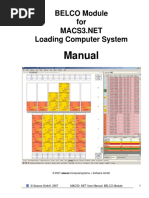 Loading Computer System: Seacos MACS3 Version NET 1.1 Stowman | PDF | Crane (Machine) | Cargo