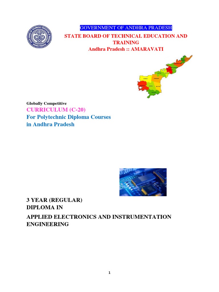 Curriculum C 20 State Board Of Technical Education And Training