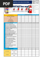 Formato Inspección de Extintores | PDF
