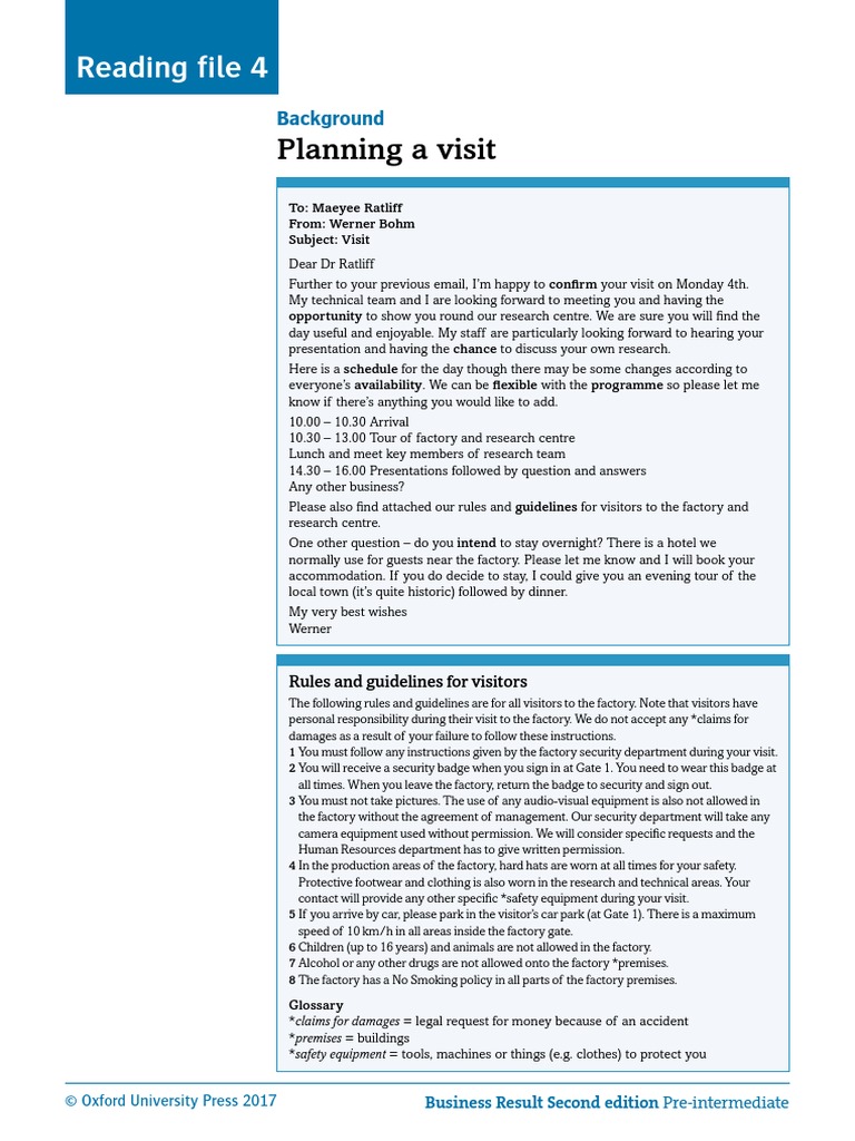 Br2e Pre-Int Readingfile04 | PDF