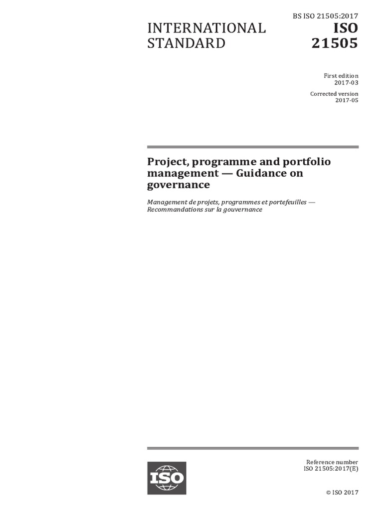 Iso 21505-2017 - Guidance On Governance | PDF | Governance ...