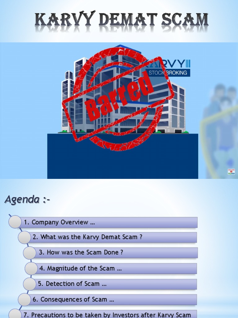 The Karvy Stock Broking Scam: An Analysis of India's Largest Brokerage ...