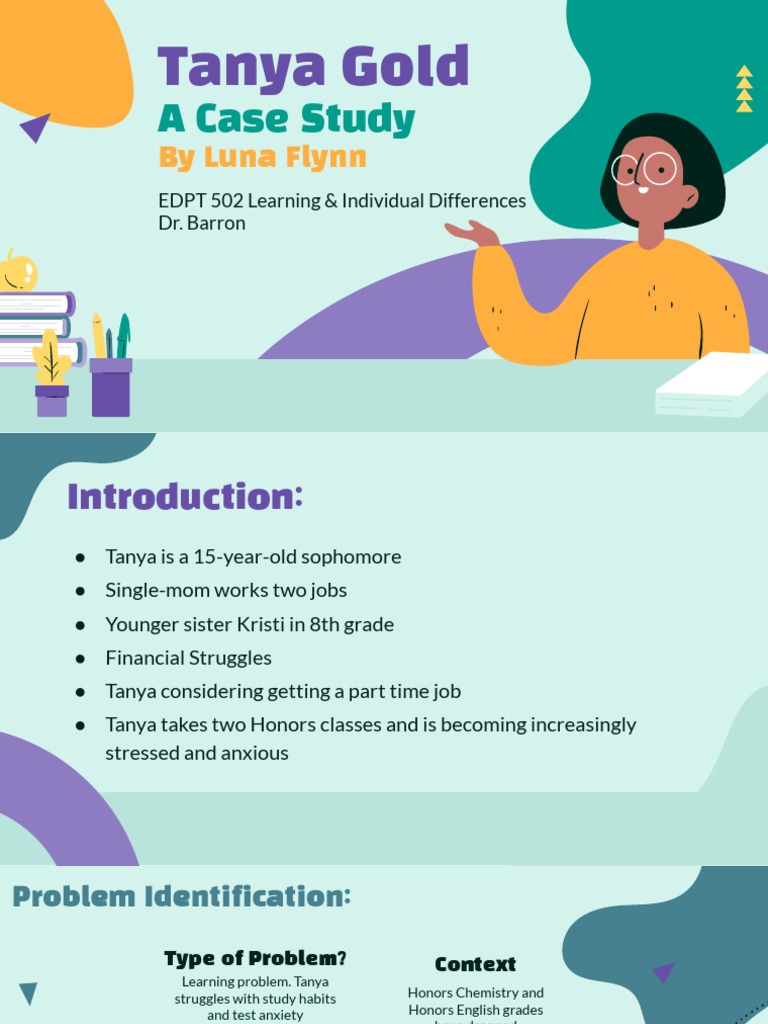 Flynn Luna Edpt 502 Case Study Tanya Gold | PDF