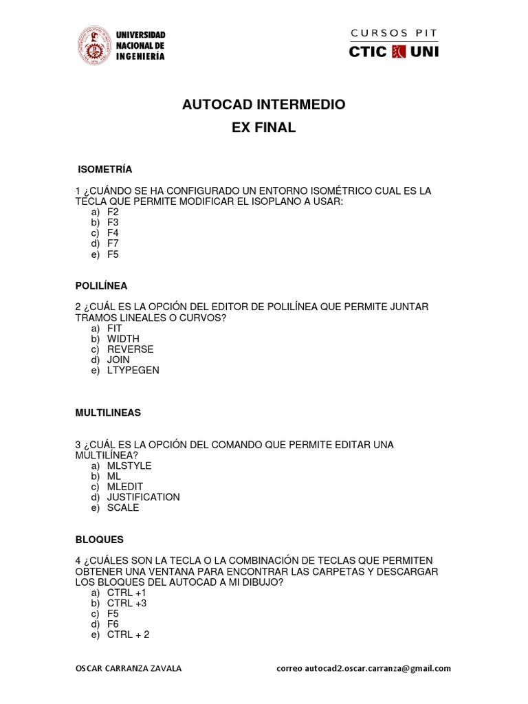 Examen Final | PDF | Informática | Desarrollo de software