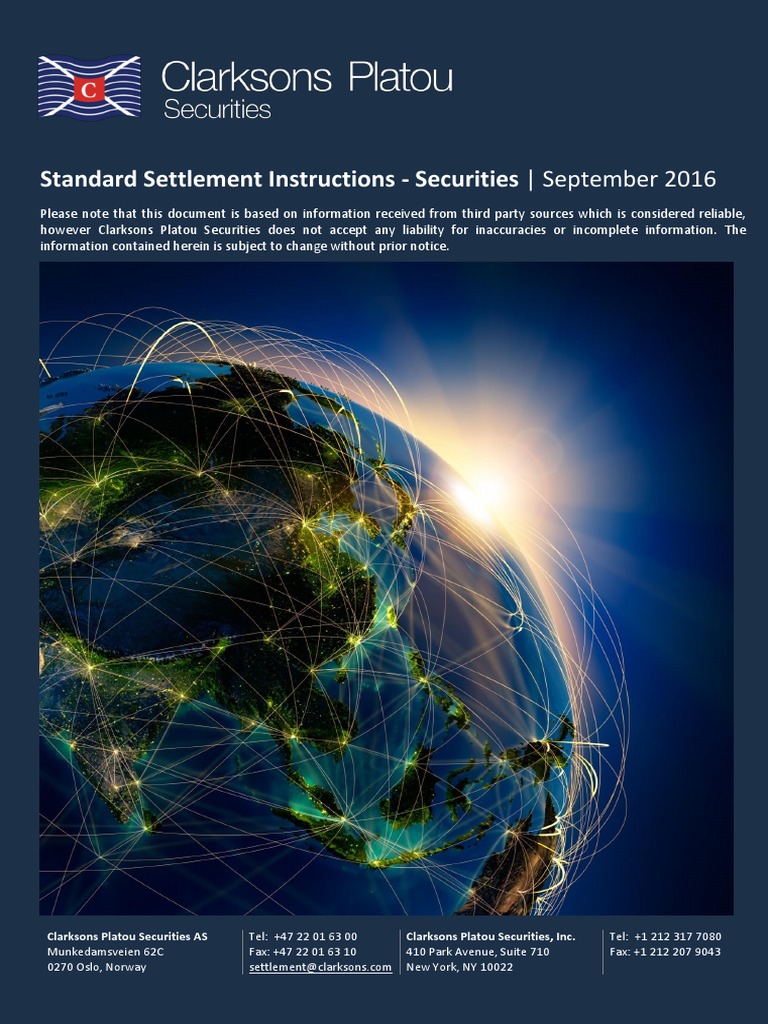 CPS Group - Global Settlement Instructions | PDF | Euro | Banking